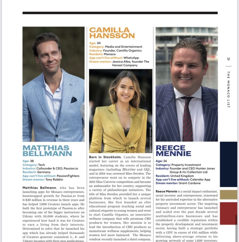 Forbes 40 Under 40 Camilla Hansson
